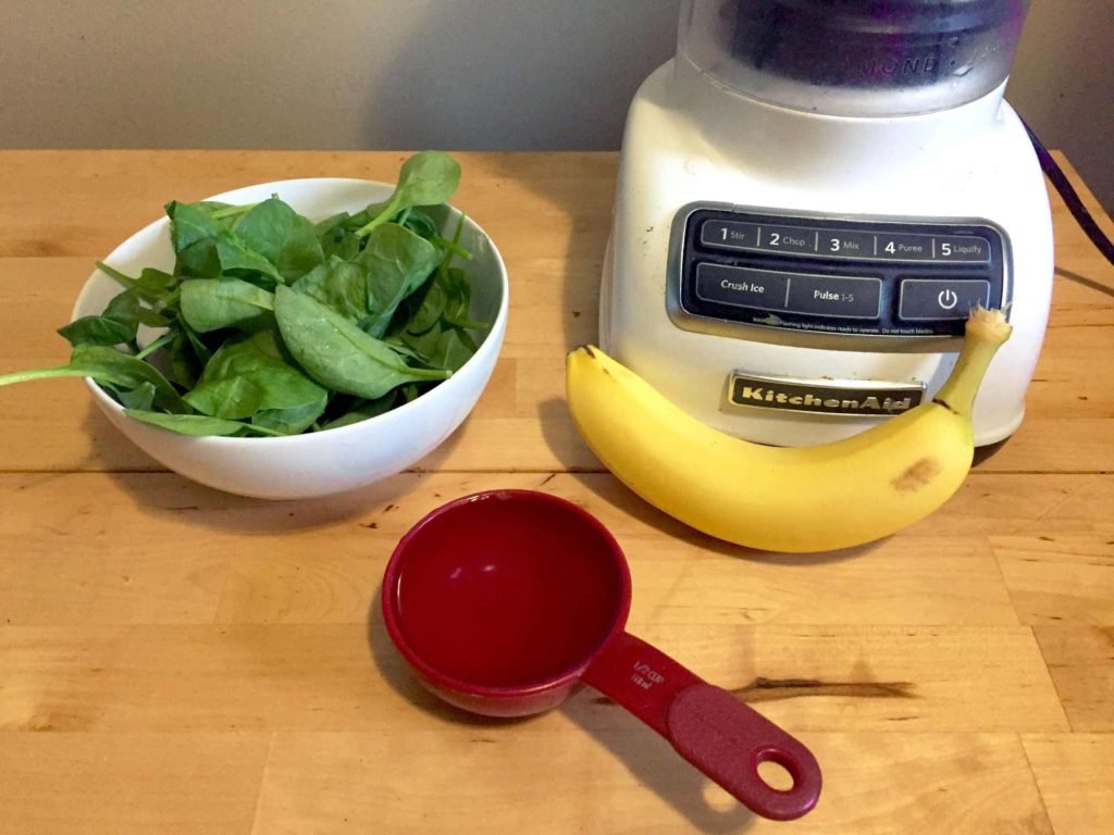 Simple Green Smoothie Recipe (Only 2 Ingredients!) ⋆ Fitwitchery